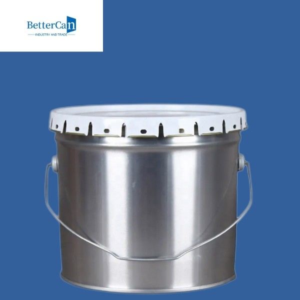 Conical Metal Paint Bucket 5 Liter - 20 Litre Metal Drum For Storing ...