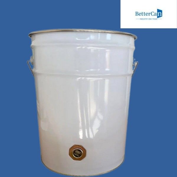 10l Round Paint Bucket 0.28mm Empty With Lug Flower Lid