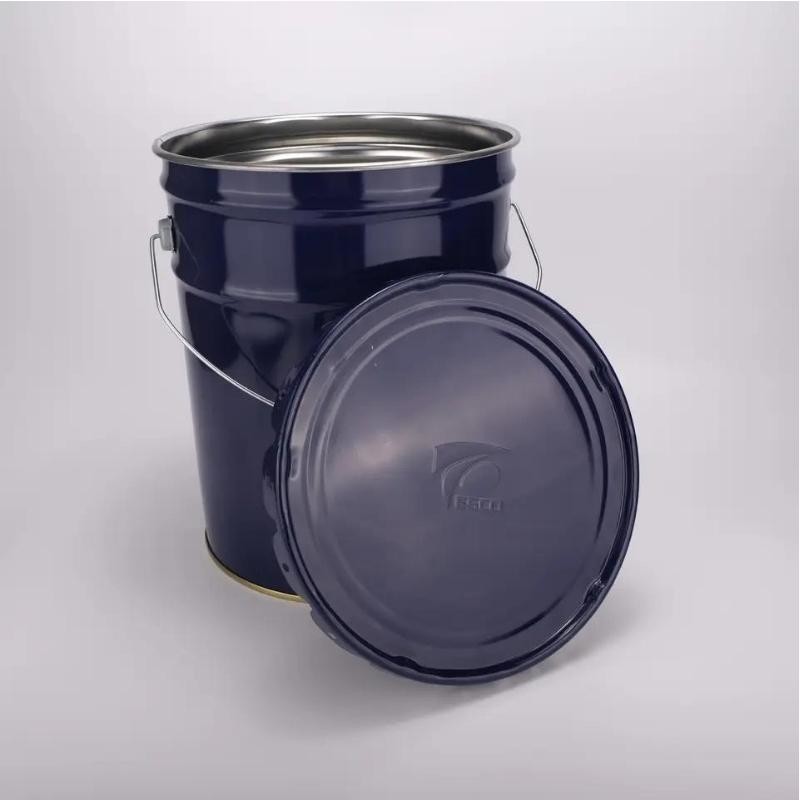 Recycle Decorating Paint Can Drums 20L Black Paint Bucket 5 Gallon