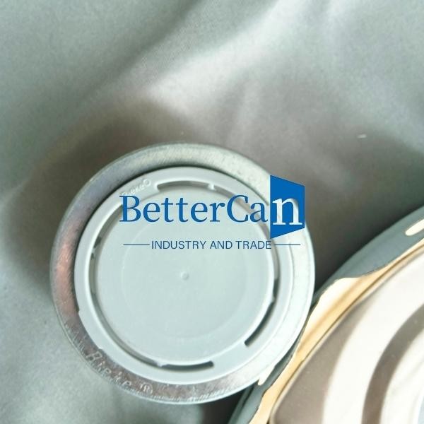 300mm Tin Pail Accessories 0.38mm Metal Lid With Rieke Flexspout Cap ...