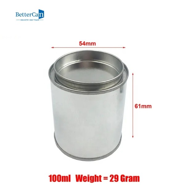 1 Litre Paint Tin Cans Round Empty Quart Cans For Solvent Coating
