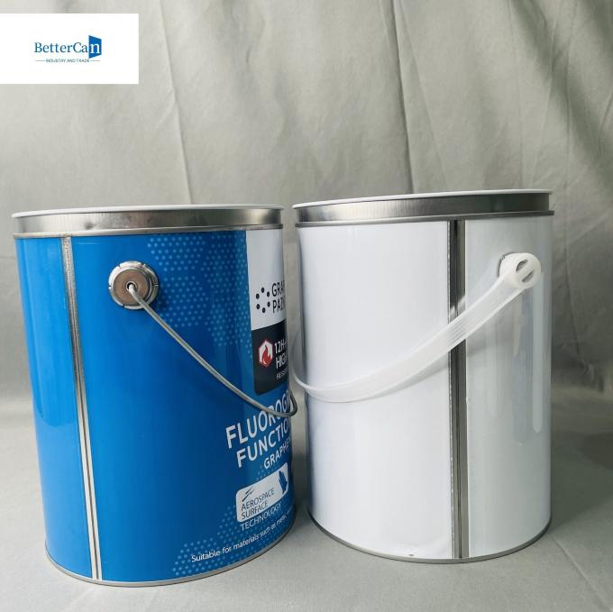 4 Liter Industrial Solvent Storage 1 Gallon Tinplate Can For Chemical ...